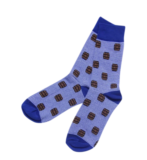 Barrel Down South - Blue Stripe Bourbon Barrel Socks – The Oaks Apparel Co.