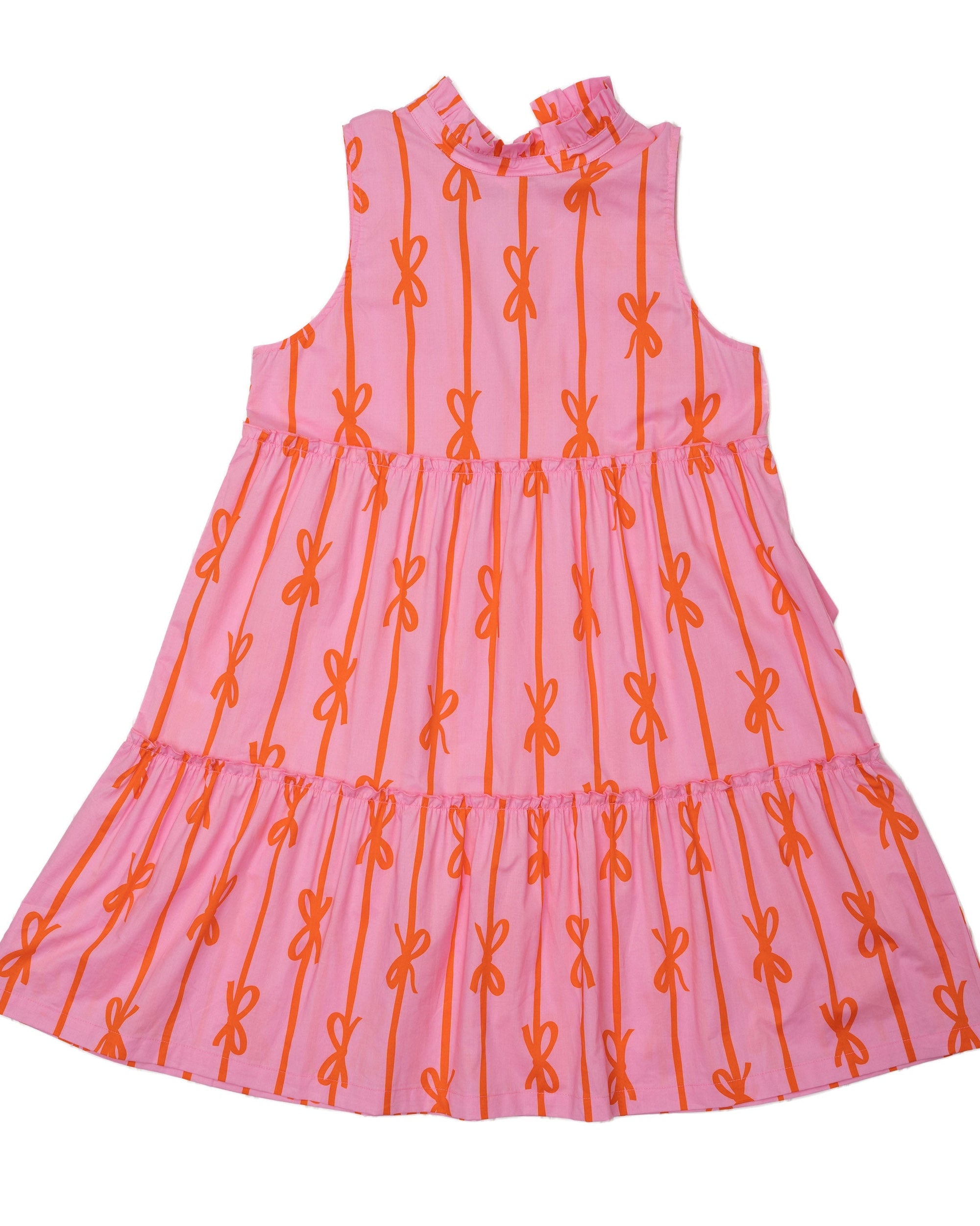 ADDISON PINK BOW DRESS – The Oaks Apparel Co.