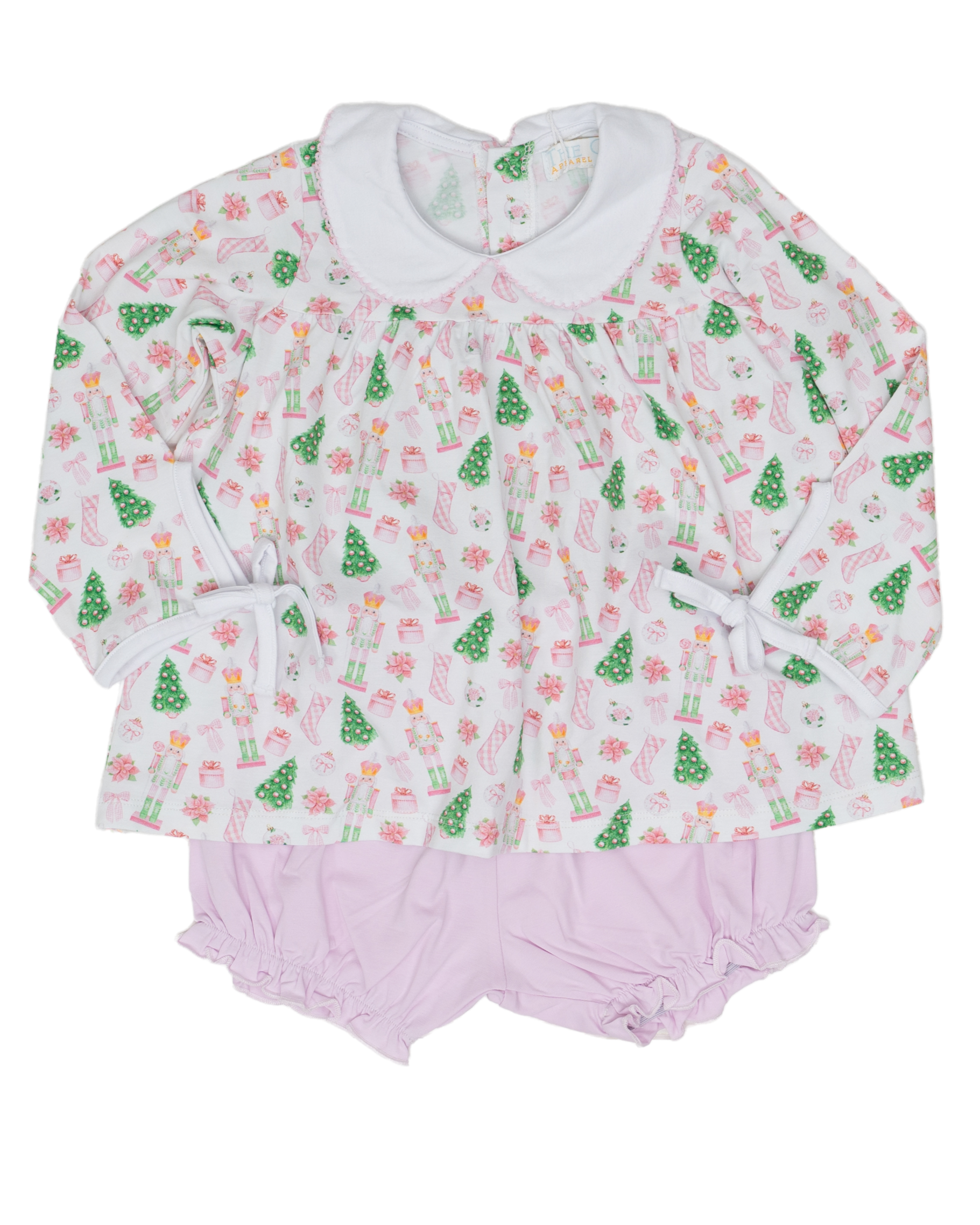 Mary Charlotte Preppy Christmas Bloomer Set – The Oaks Apparel Co.