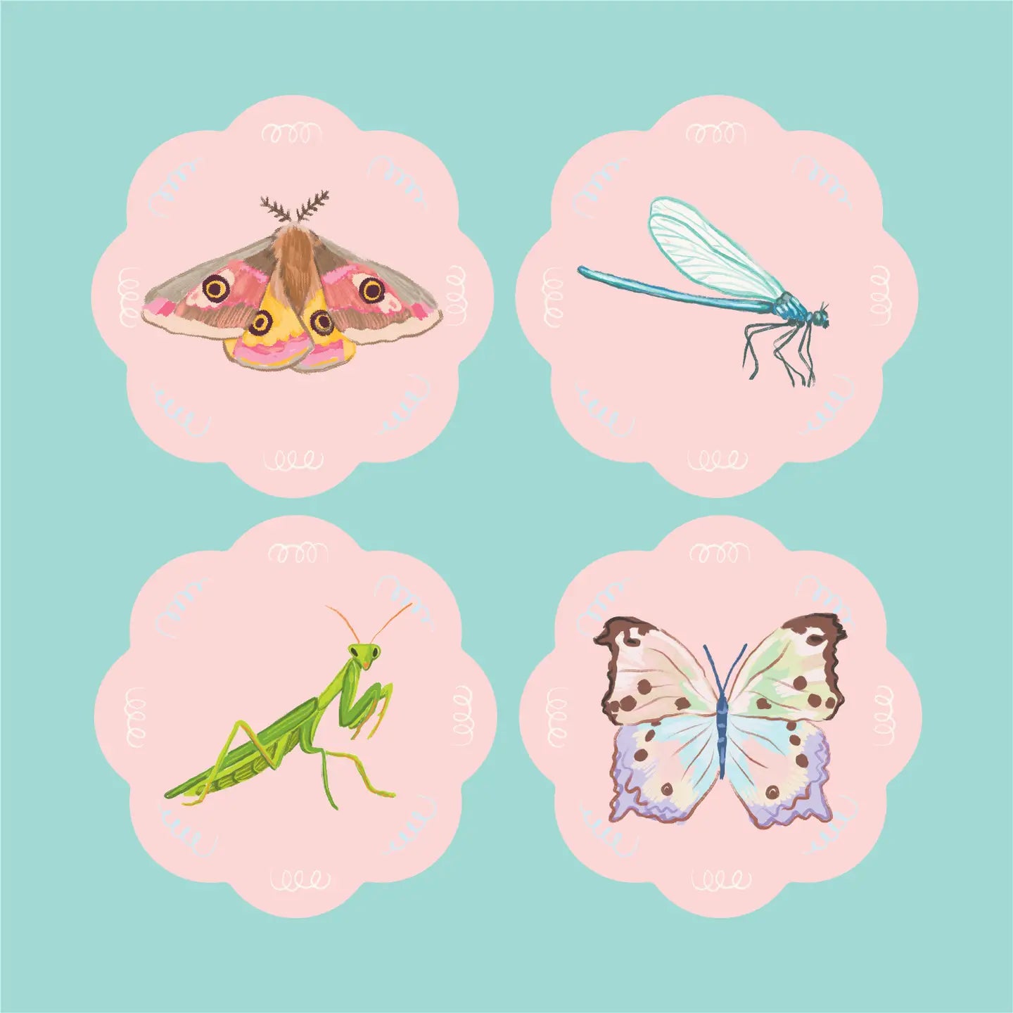 Coaster Sweet Insects – The Oaks Apparel Co.