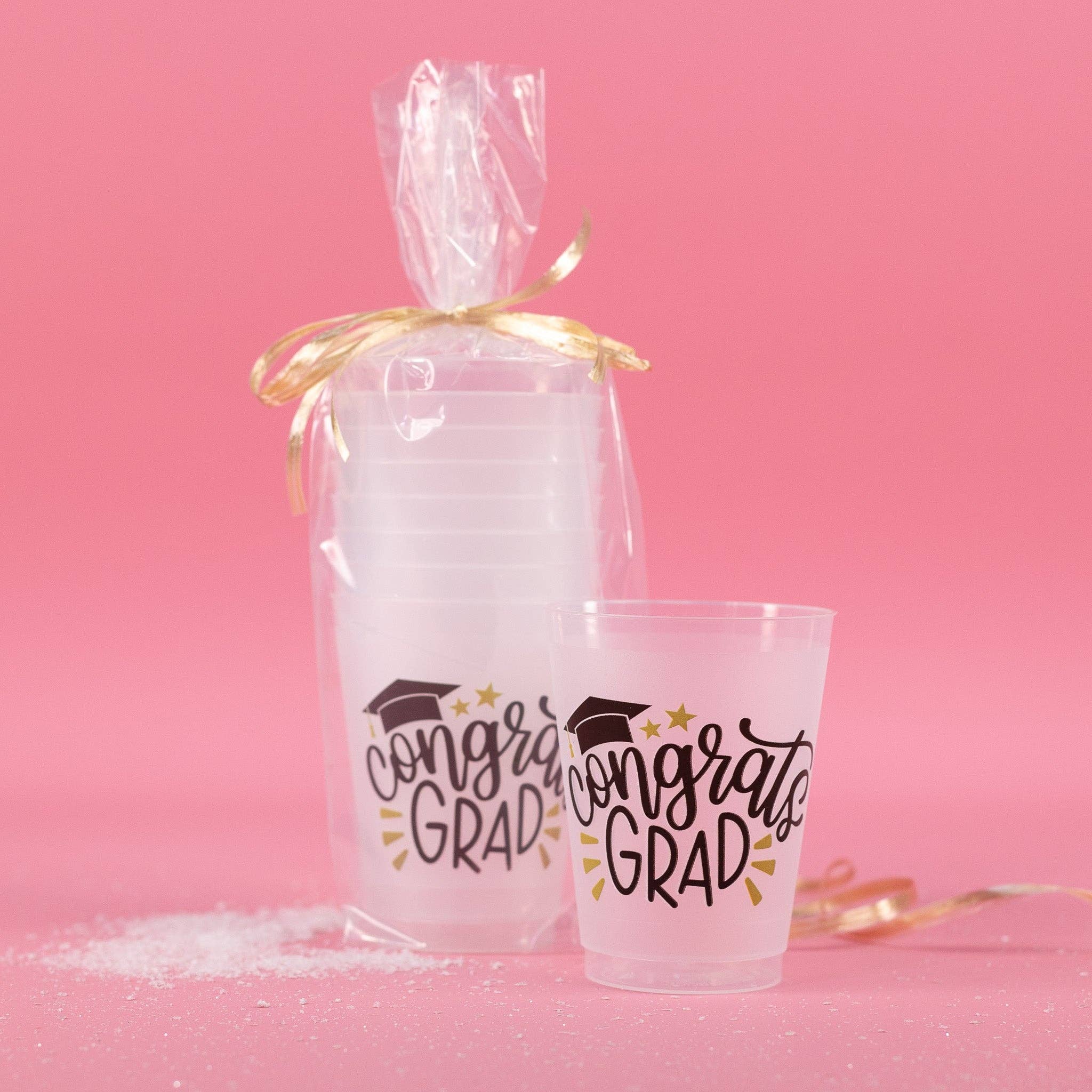 Clairmont & Co - Party Cups, Graduation Decor, Congrats Grad, Disposab ...
