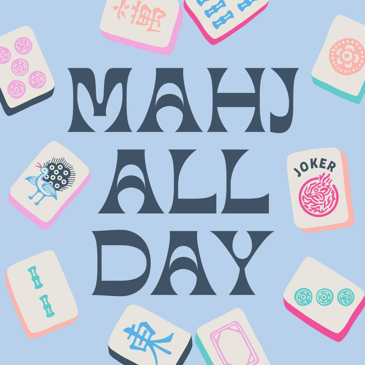 soiree-sisters - Mahjong Cocktail Funny Napkin | Mahj All Day – The ...