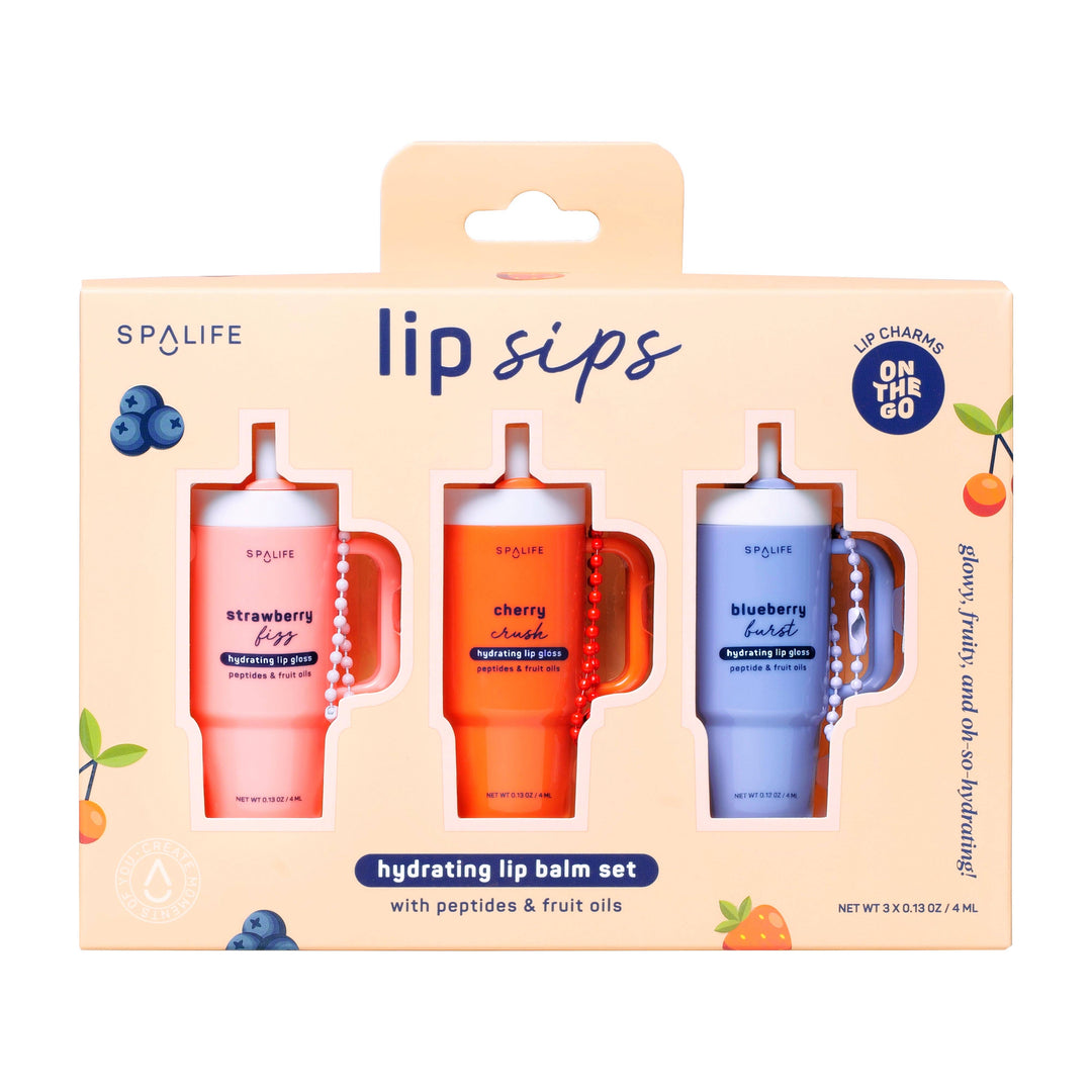 My Spa Life - Lip Sips Hydrating Lip Balm Set – The Oaks Apparel Co.