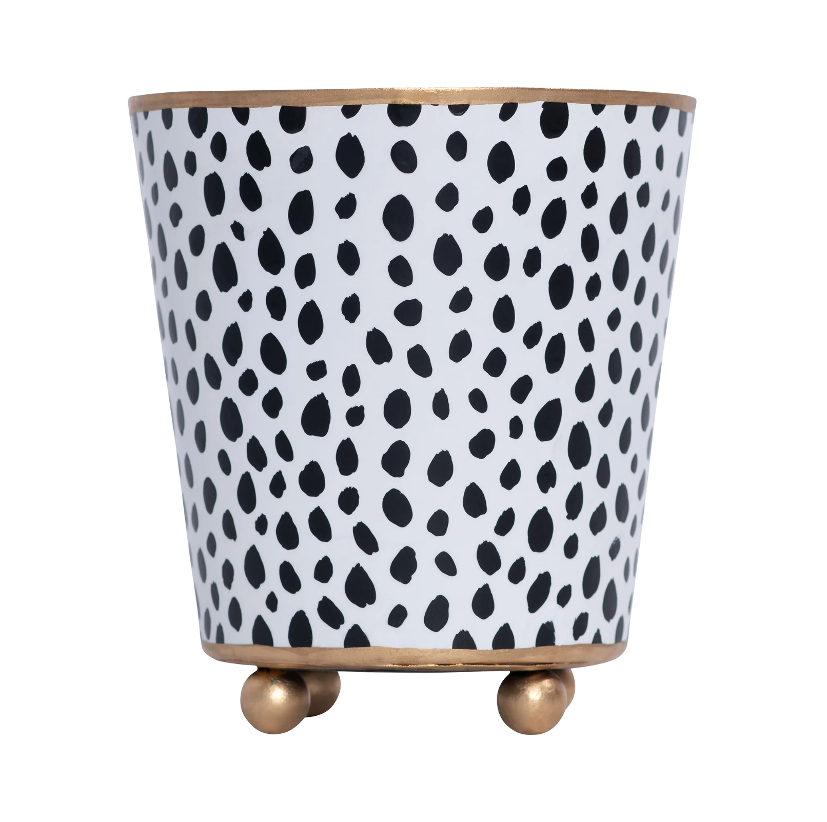 Spot-On Hand Painted Round Cachepot Planter – The Oaks Apparel Co.