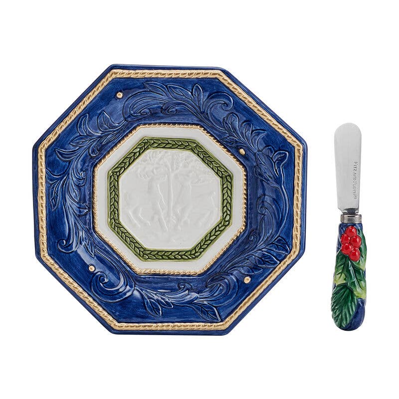 Fitz and Floyd® Mikasa® Pfaltzgraff® - Fitz & Floyd Telluride Blue Sna ...