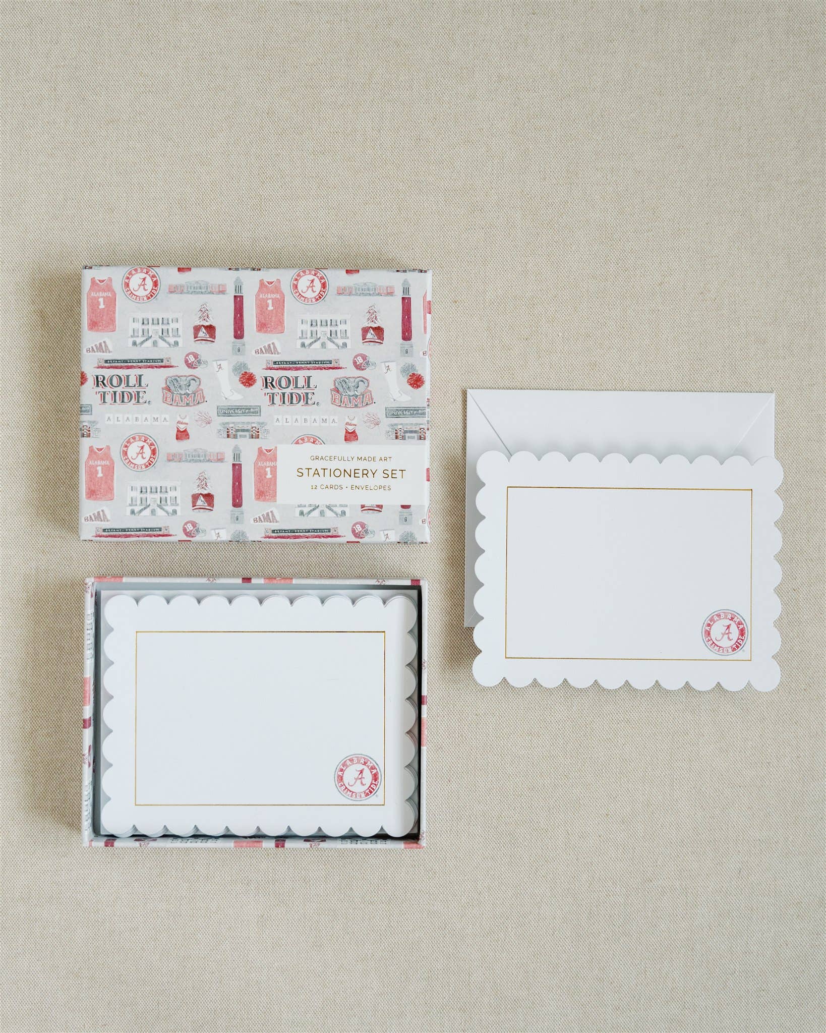 Gracefully Made Art - The University of Alabama Boxed Notecard Set ...