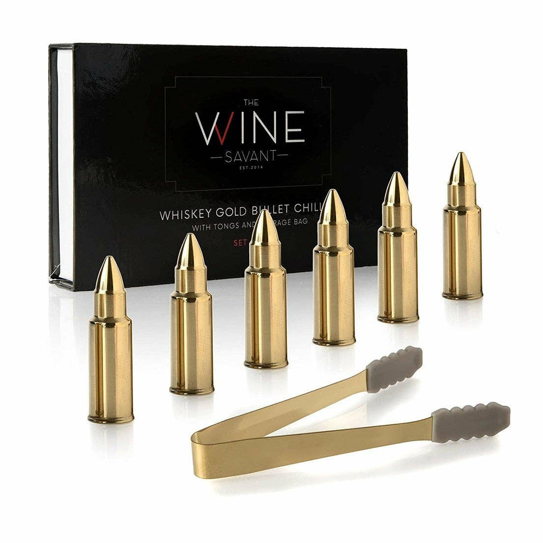 Bullet Whiskey Stones - Gold – The Oaks Apparel Co.
