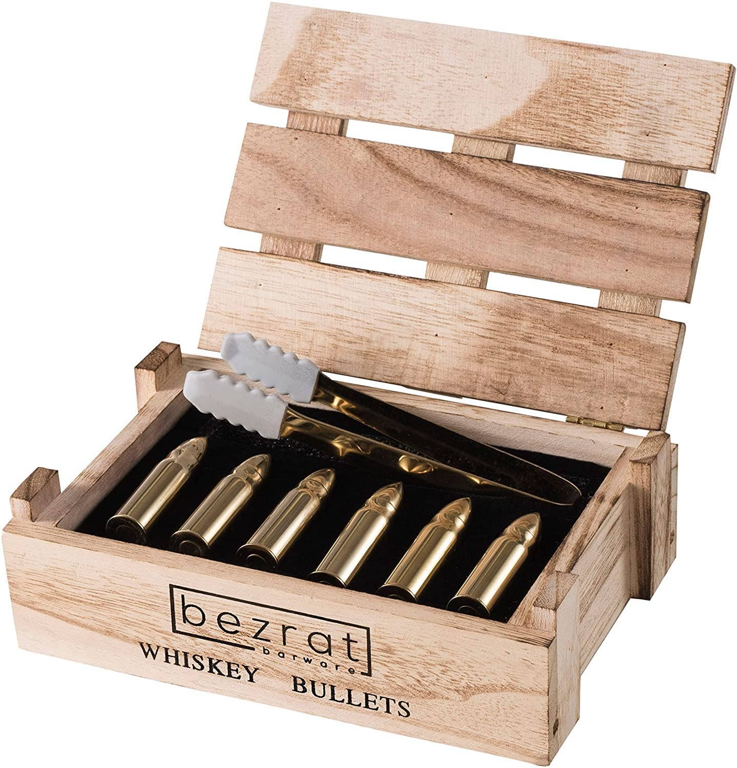 Bezrat - Gold Bullet Stones Wood Box Set – The Oaks Apparel Co.